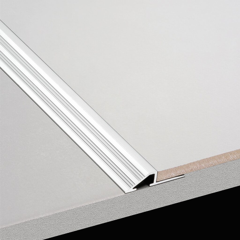 Transition Aluminium Tile Trim 18mm x 3m (Plain) - tsptrims.com.au