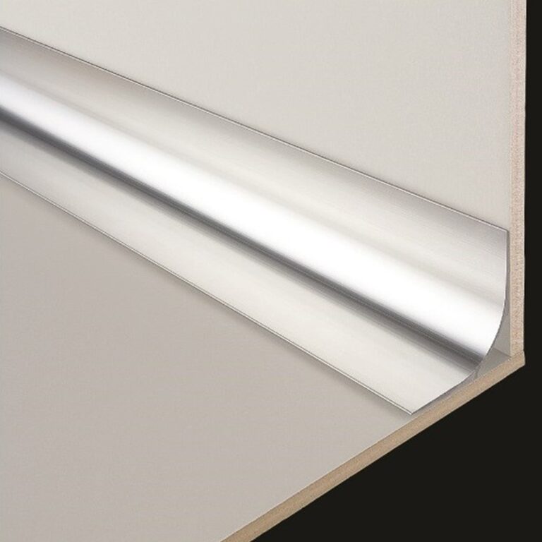Aluminium Tile Cove x 3.6m (Bright Silver) | tsptrims.com.au